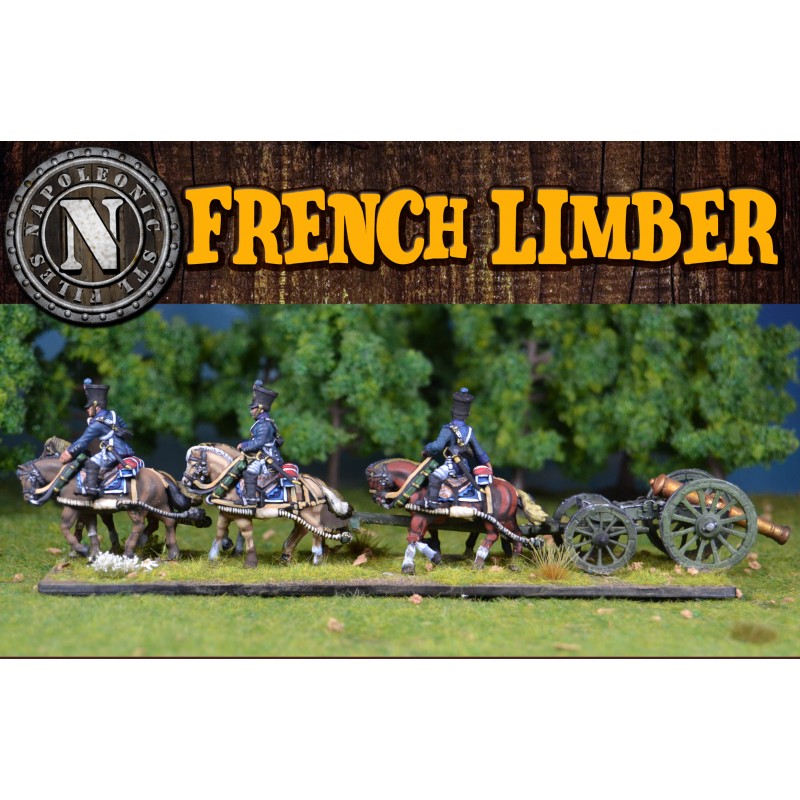 French Limber and Wagons Full Pack