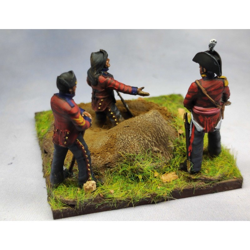 British Officer&RoyalEngineers Vignette
