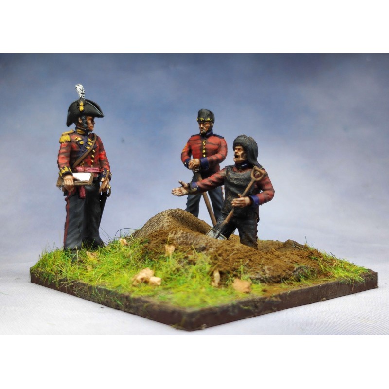 British Officer&RoyalEngineers Vignette